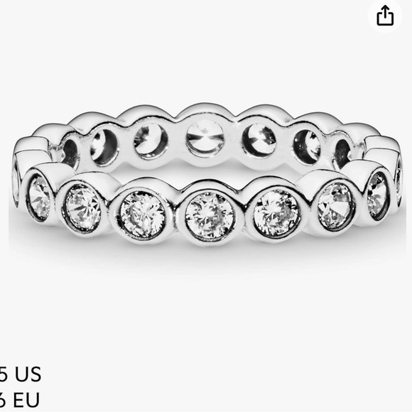 Pandora | Jewelry | Pandora Alluring Brilliant Silver Ring | Poshmark